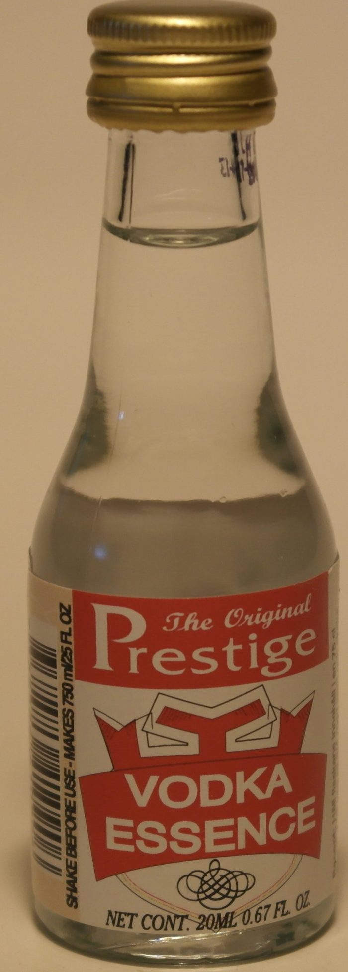 Prestige Vodka The Original American Vodka Essence.