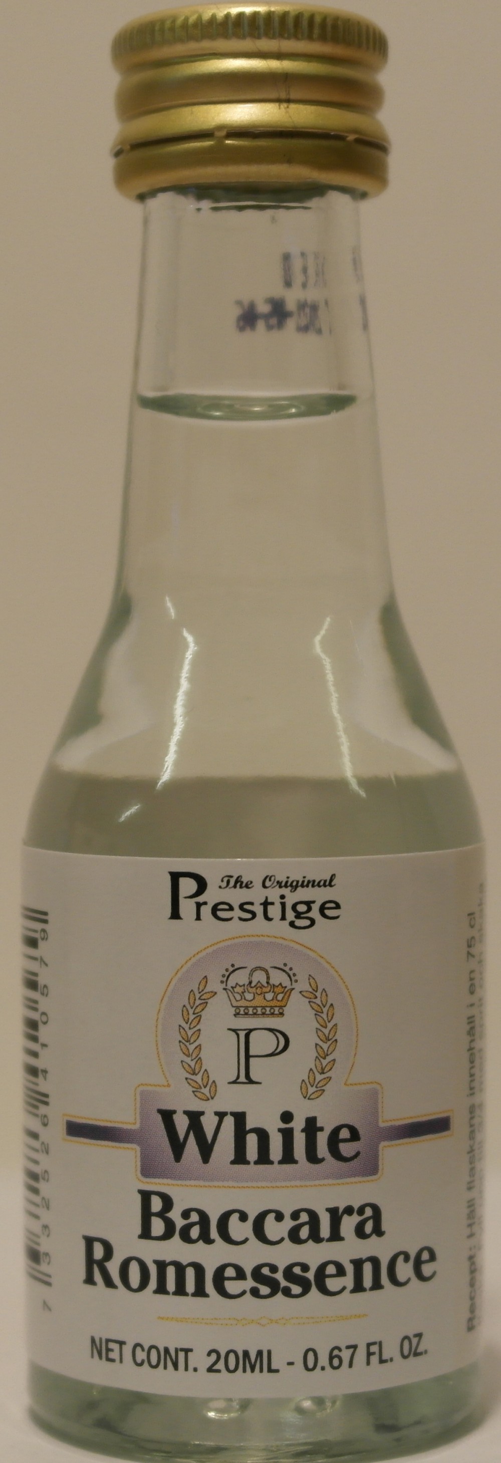 Prestige White Baccara Romessence.