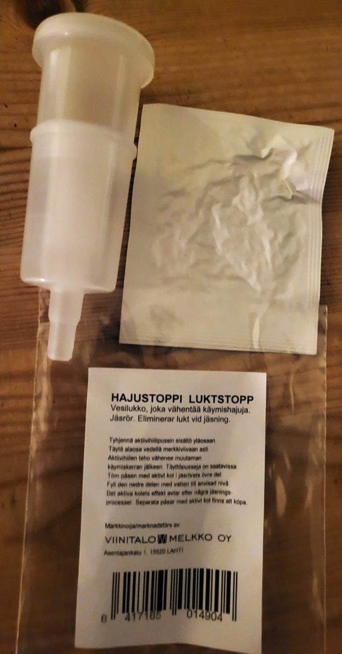 Gjærlås, Luktfritt Med Aktivt Kullfilter